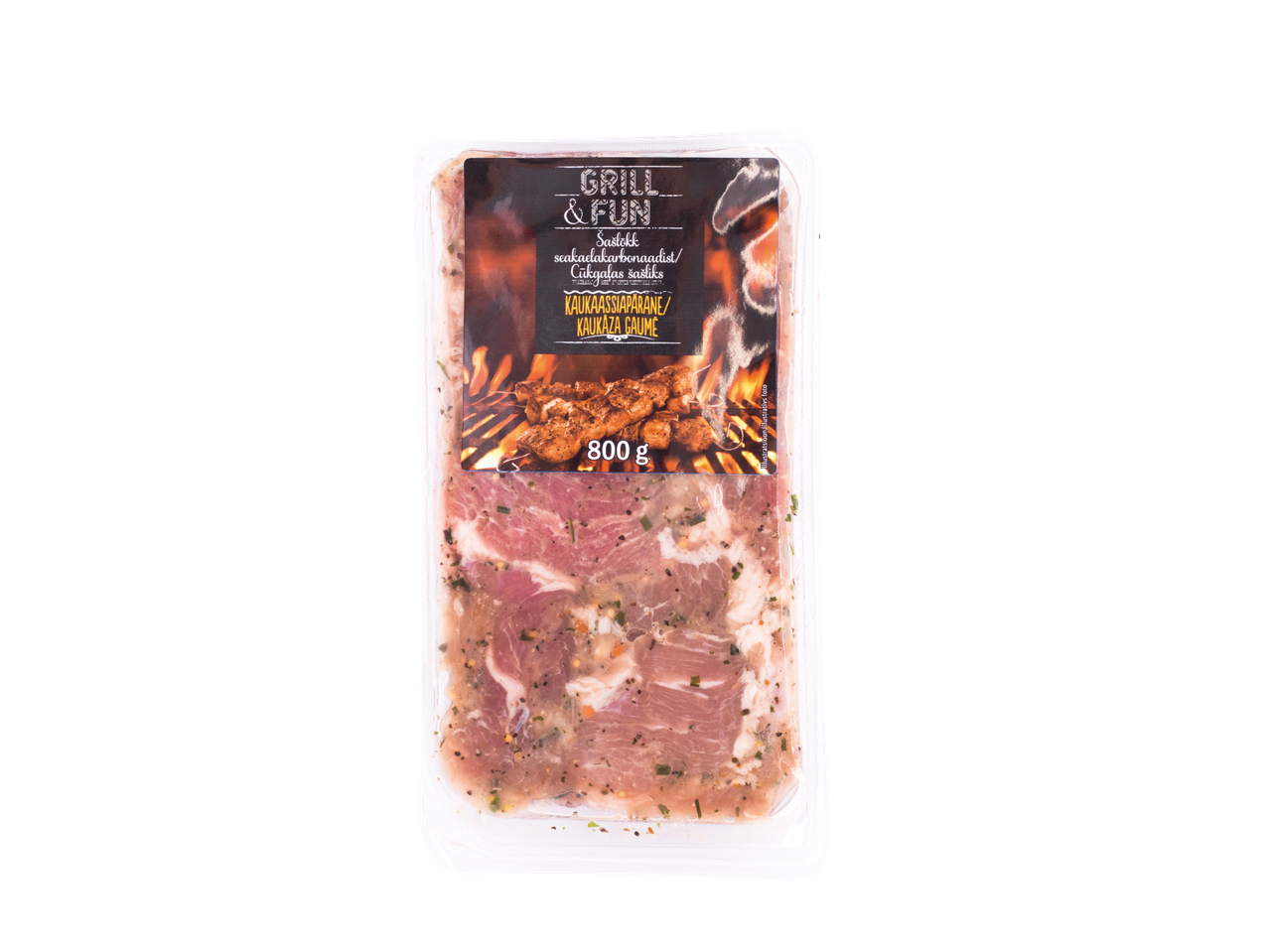 GRILL&FUN Cūkgaļas šašliks kaukāza gaumē | Lidl