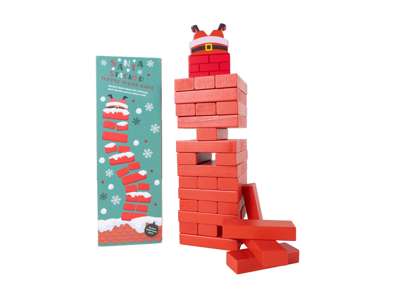 Santa Stacker Topple Tower Christmas Game