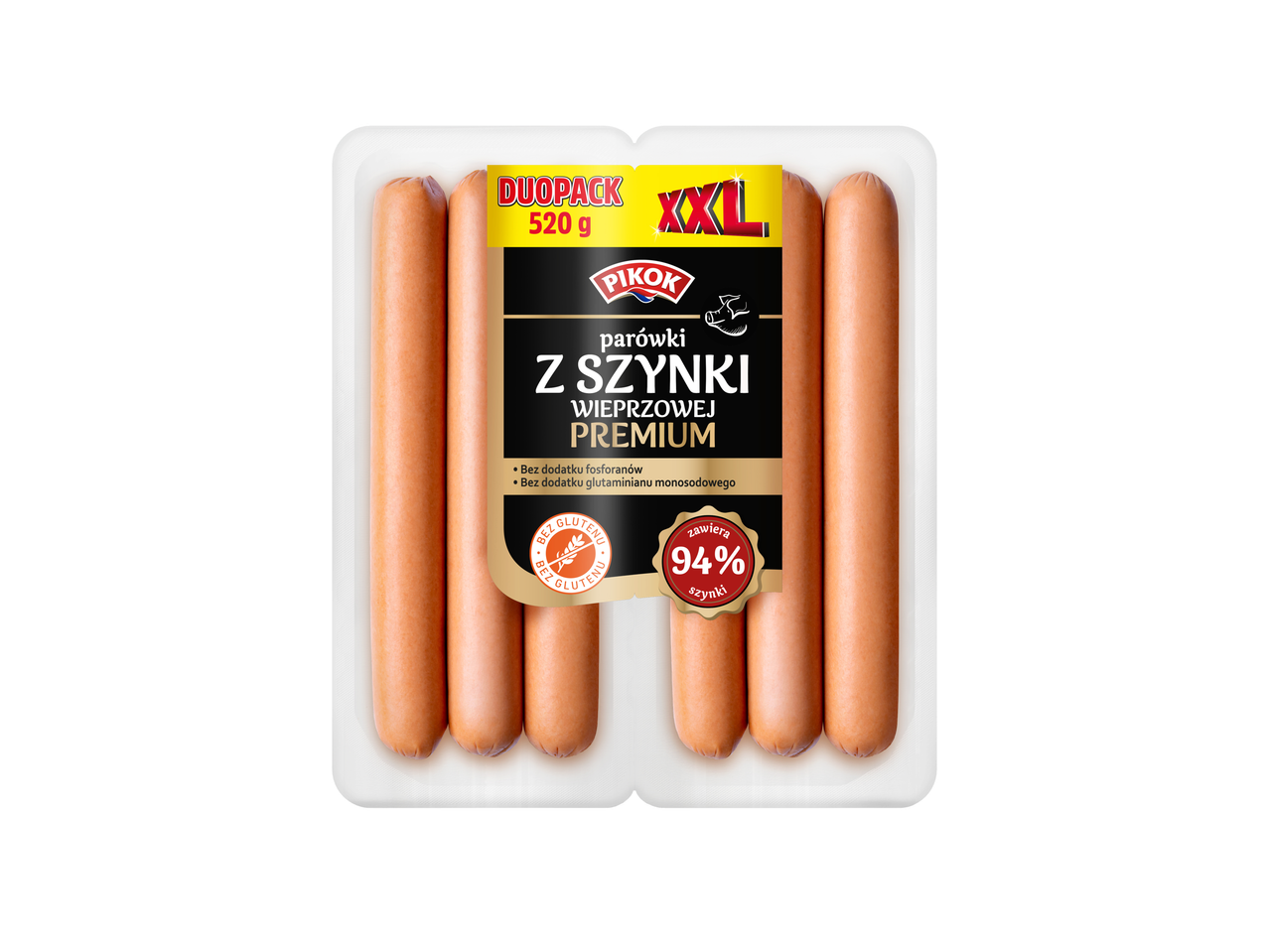 Parówki z szynki wieprzowej, XXL | LIDL