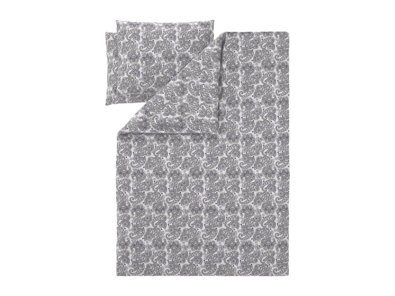 Livarno Home Microfibre Sateen Duvet Cover Set With Pa…