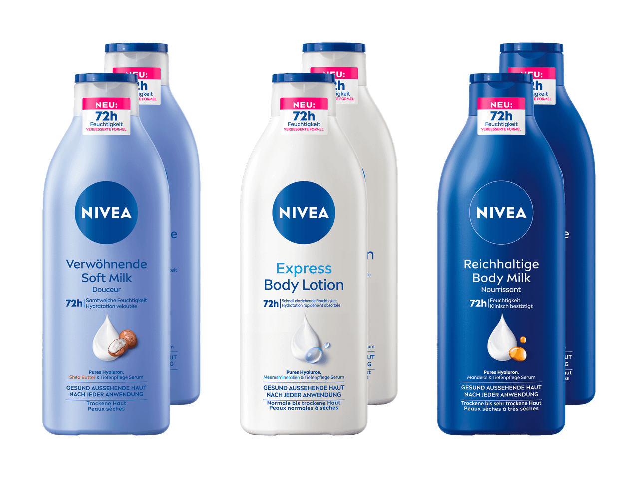 Lait pour le corps/lotion Nivea, pack de 2 | LIDL