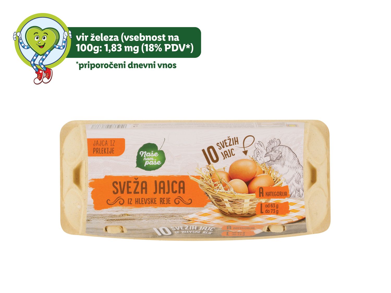 Sveža jajca izhlevske reje - Lidl Slovenija