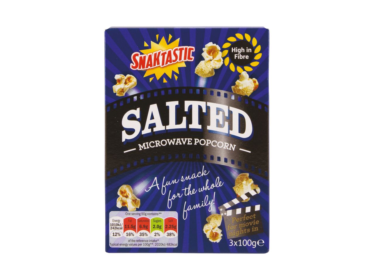 SNAKTASTIC Microwavable Popcorn | Lidl