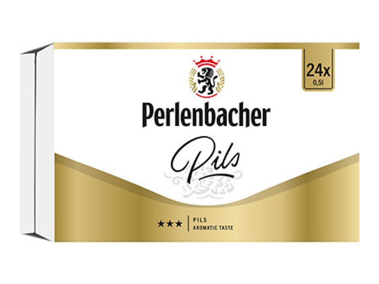 PERLENBACHER Pilsner German Style Lager 4.9%, 24x 50cl | Lidl