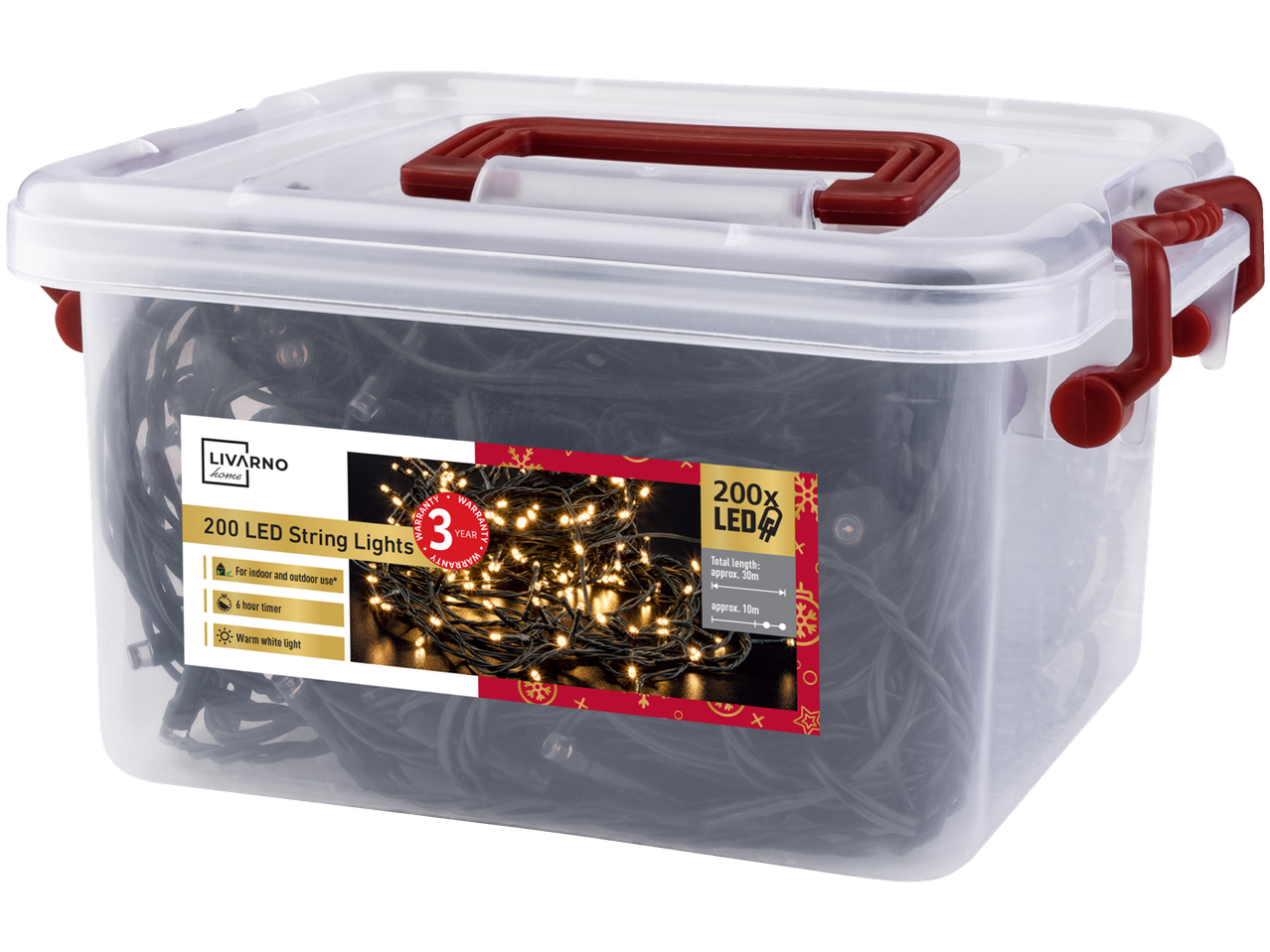 200 LED String Lights | LIDL