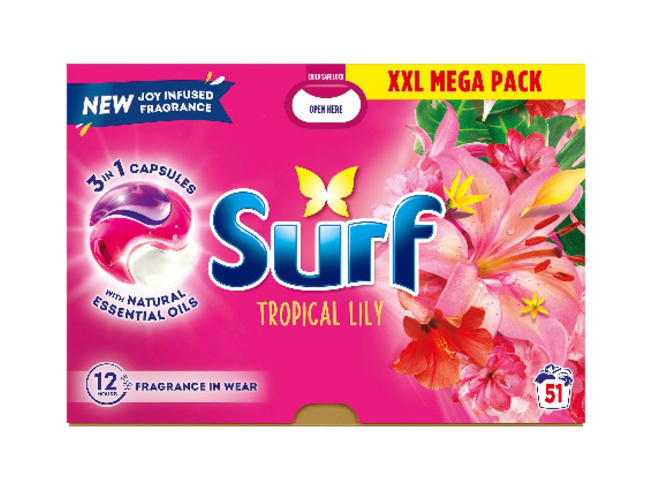 Surf 3in1 Capsules 60W - Tropical Lilly