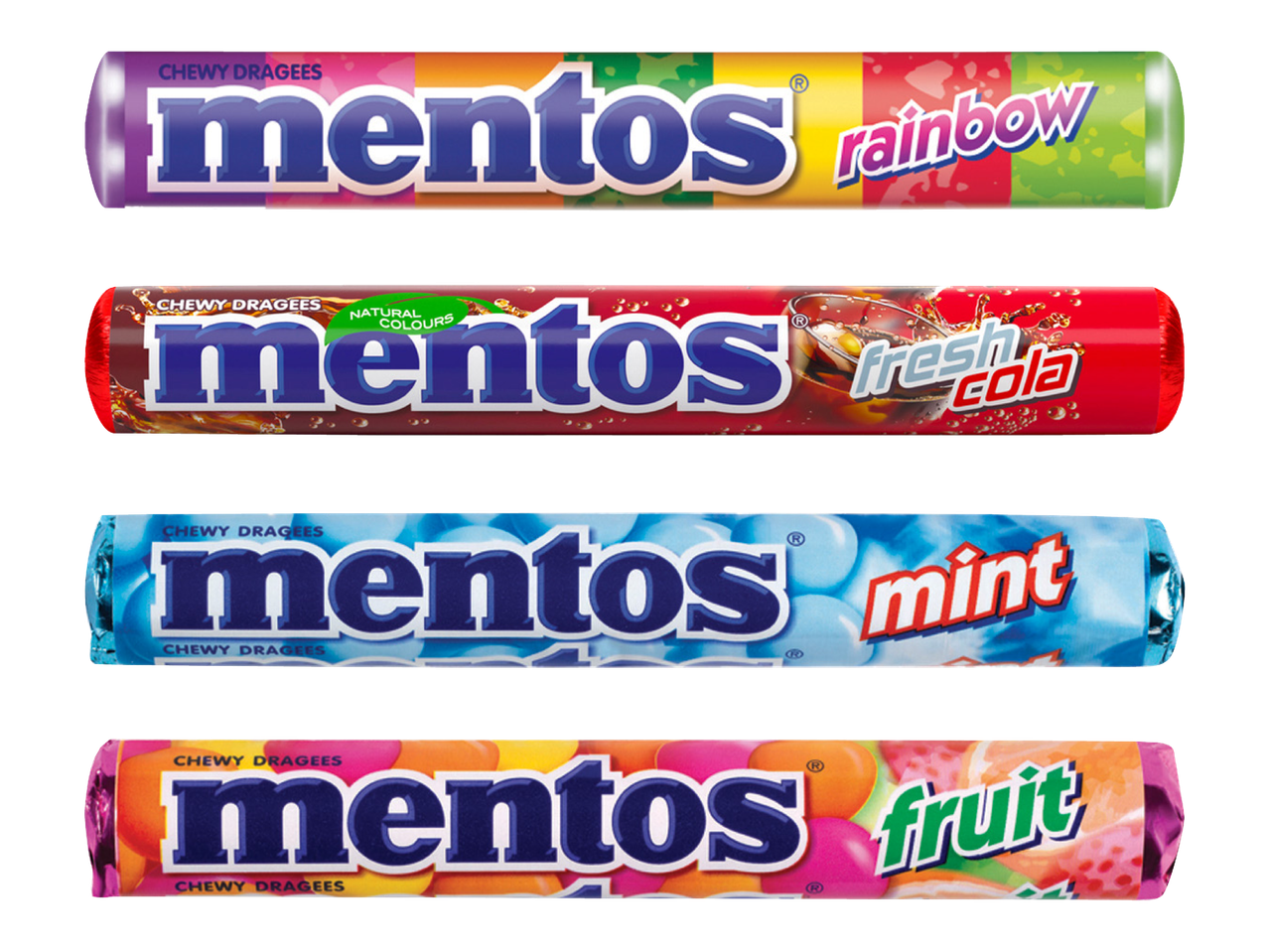 Mentos-makeinen 3 kpl