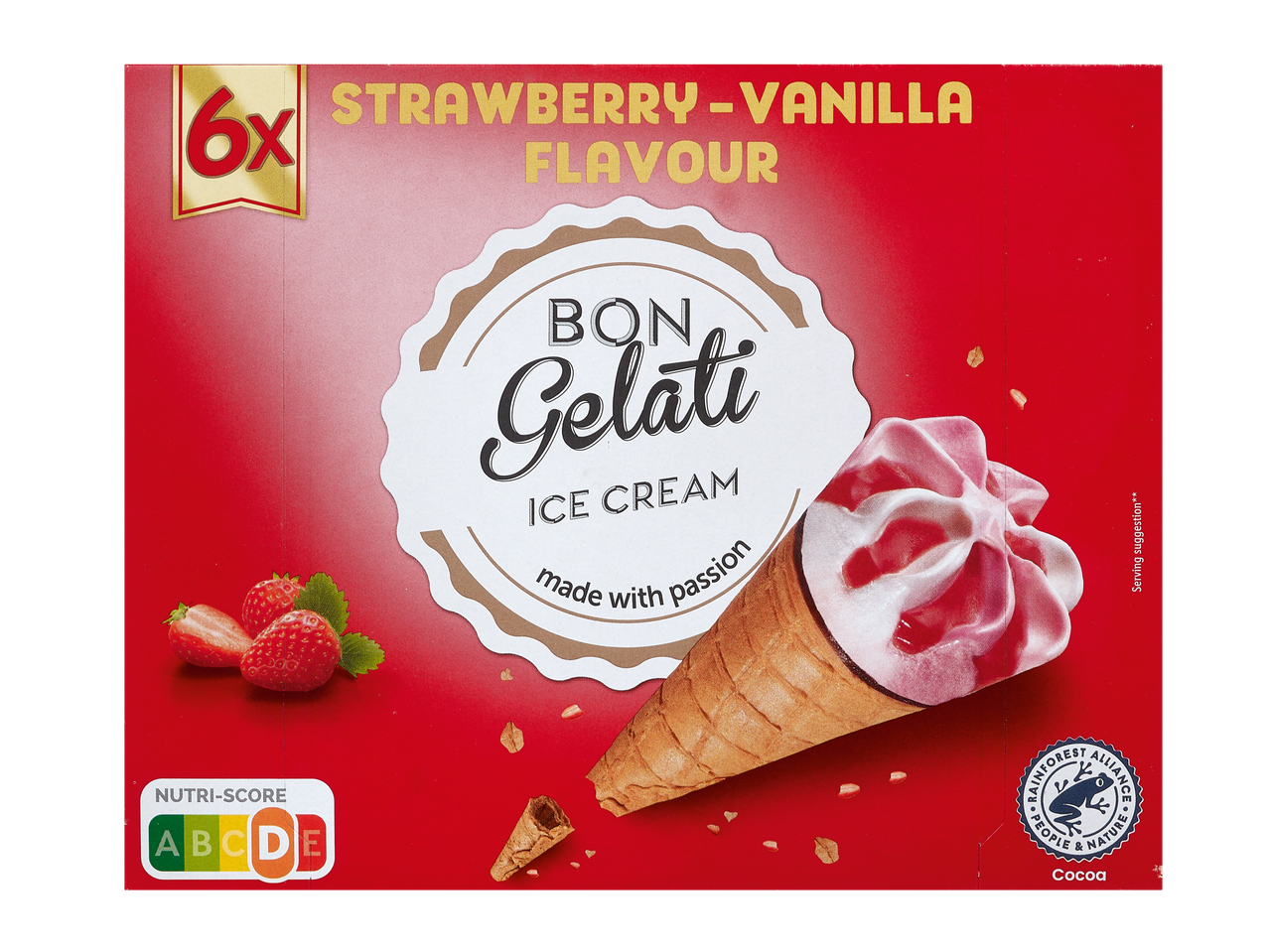 Bon Gelati Chocolat / Fraise cornets de glace | Lidl
