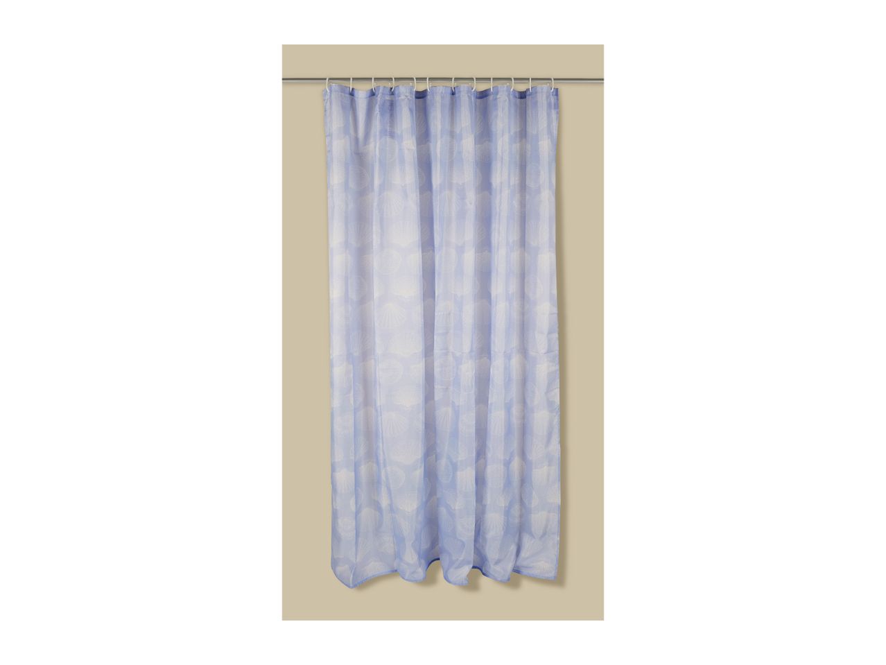 Livarno Home Blue Shower Curtain