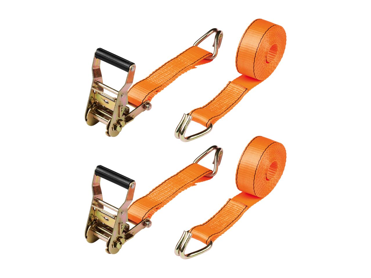 Ultimate Speed Heavy Duty Ratchet Strap Set - 2 Pack