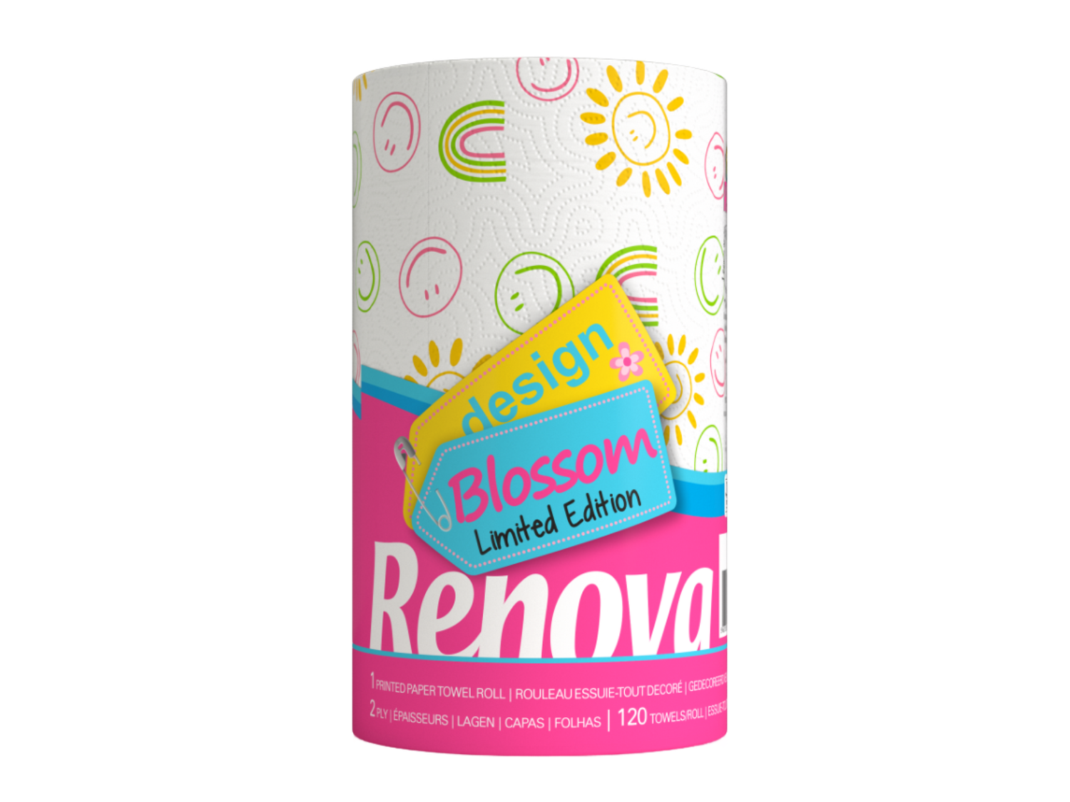 RENOVA Rolo de Cozinha Design 2 Folhas XXL | Lidl