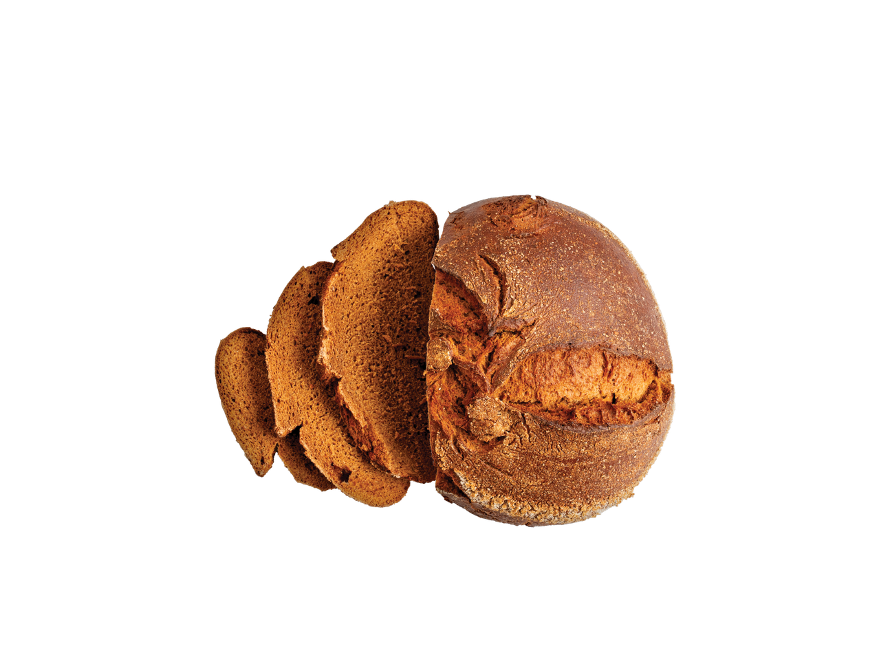 Tamsi duona su raugu ir medumi