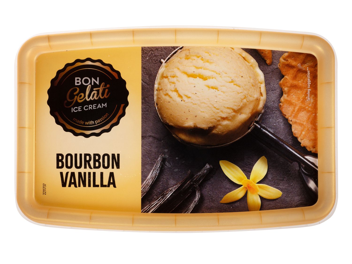 BON GELATI Înghețată cu gust de vanilie Bourbon | Lidl