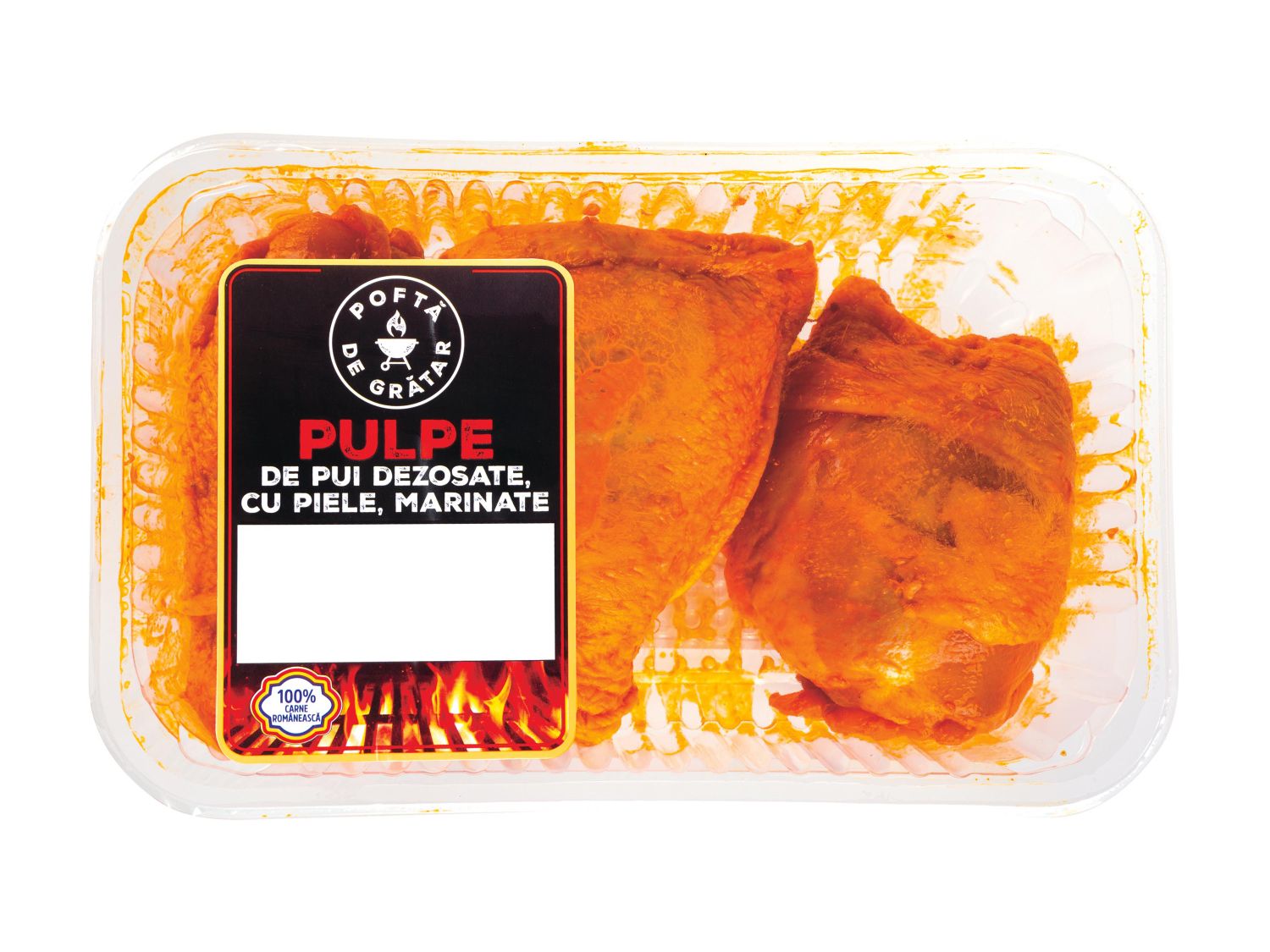 Pulpe pui dezosate, cu piele, marinate | Lidl