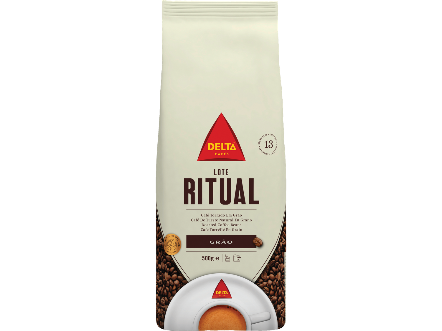 DELTA Café em Grão Torrado Ritual Intensidade 13 | Lidl