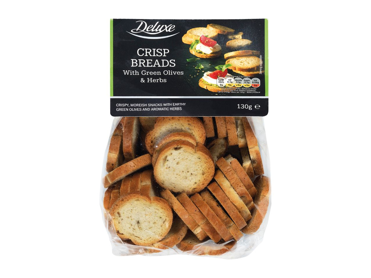 Garlic with Green Olives Crisp Breads | LIDL