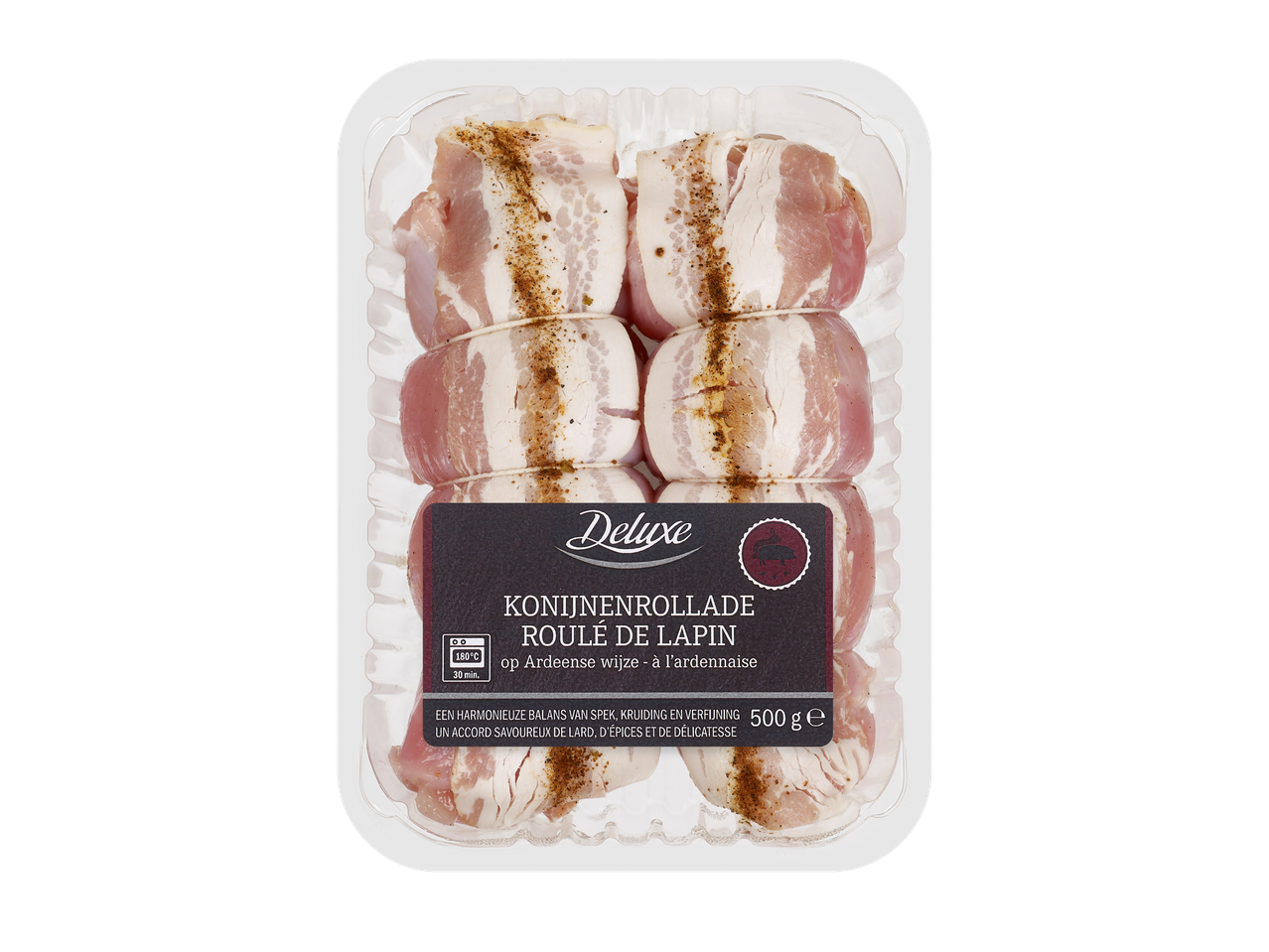 Roulade de lapin à l’ardennaise