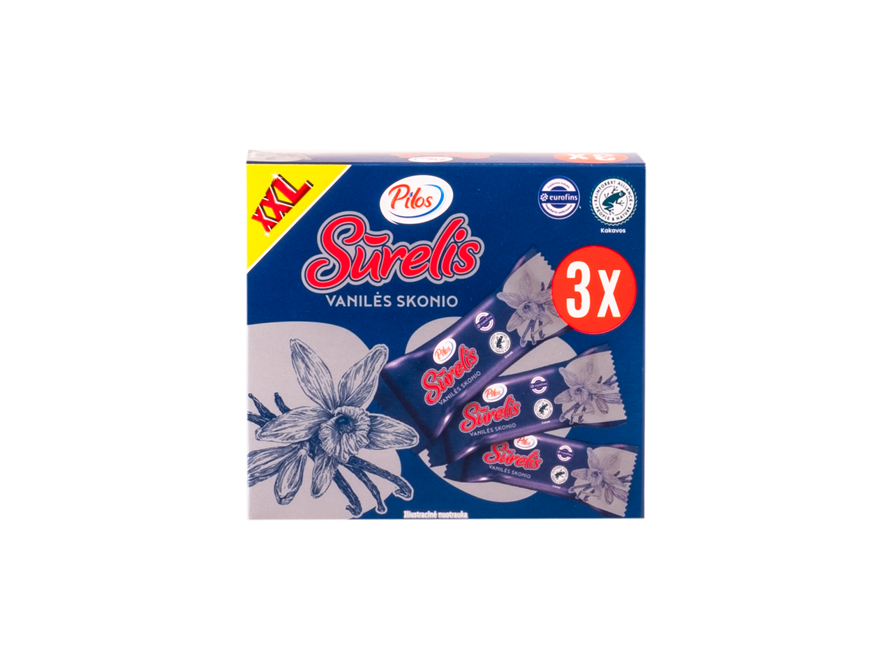 Glaistytas vanilės skonio varškės sūrelis | LIDL