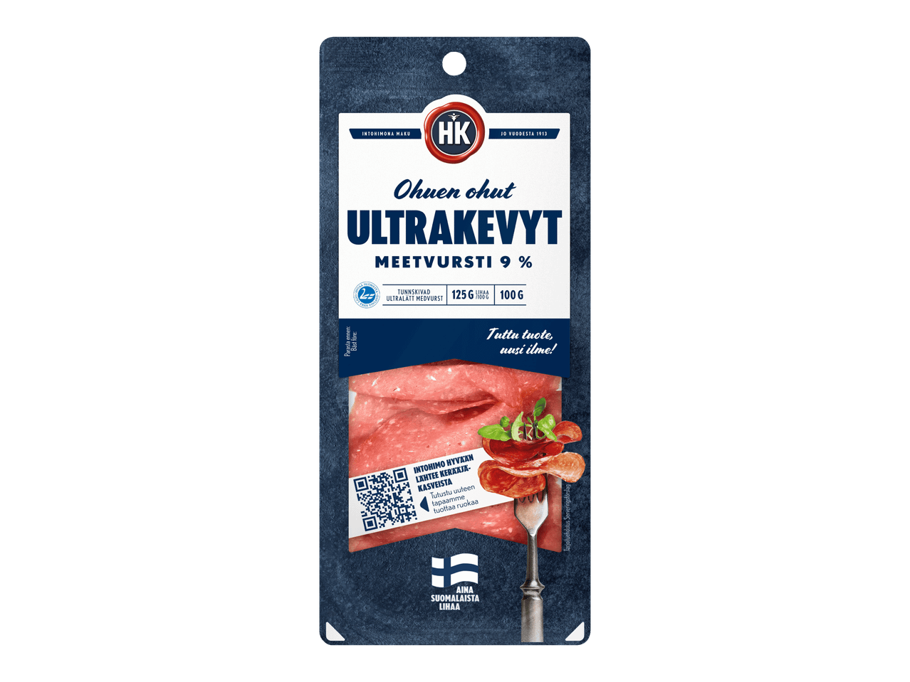 Ohuen ohut ultrakevyt meetvursti